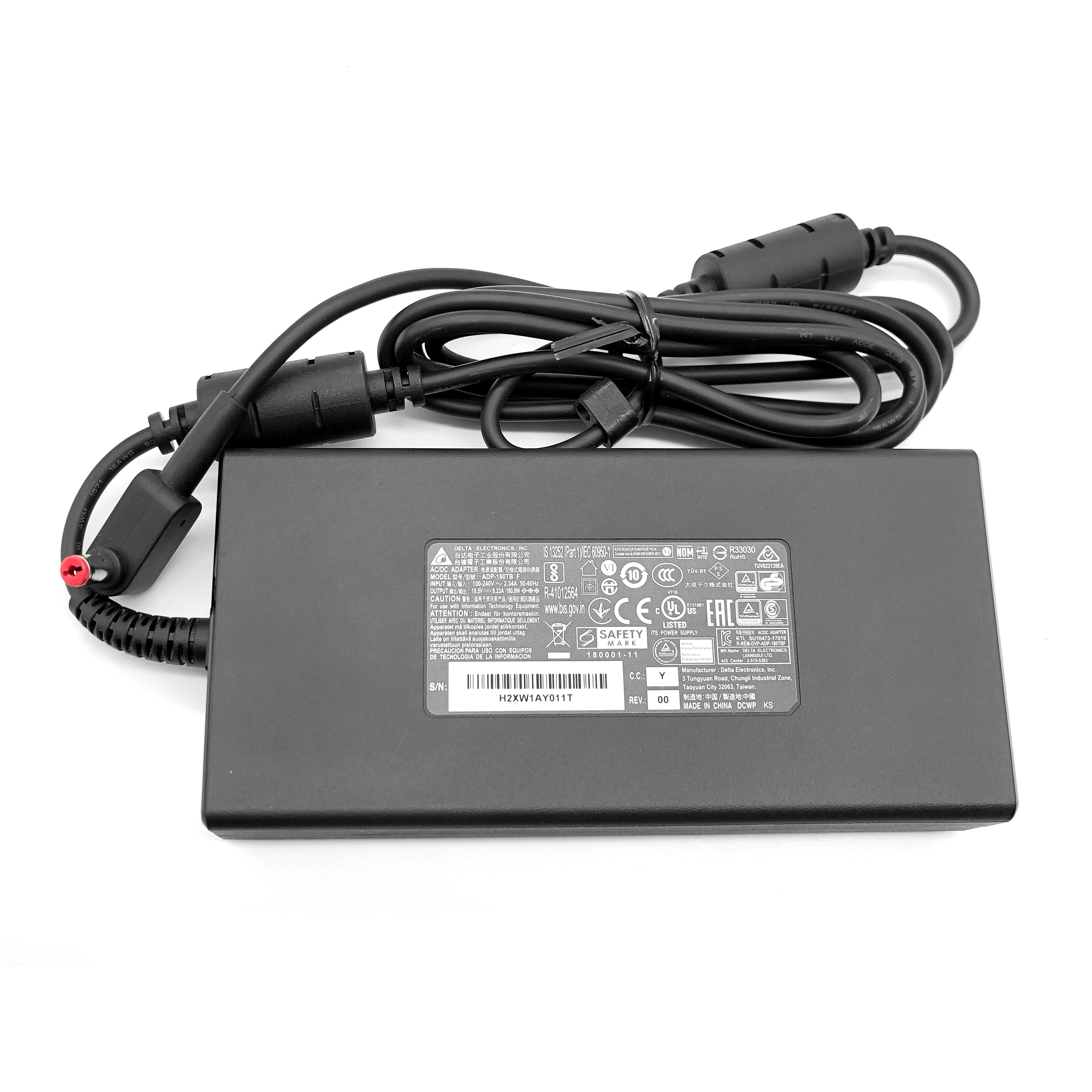 Delta 180W Acer Laptop Adapter 5.5*1.7 Red Tip - Seasan官网